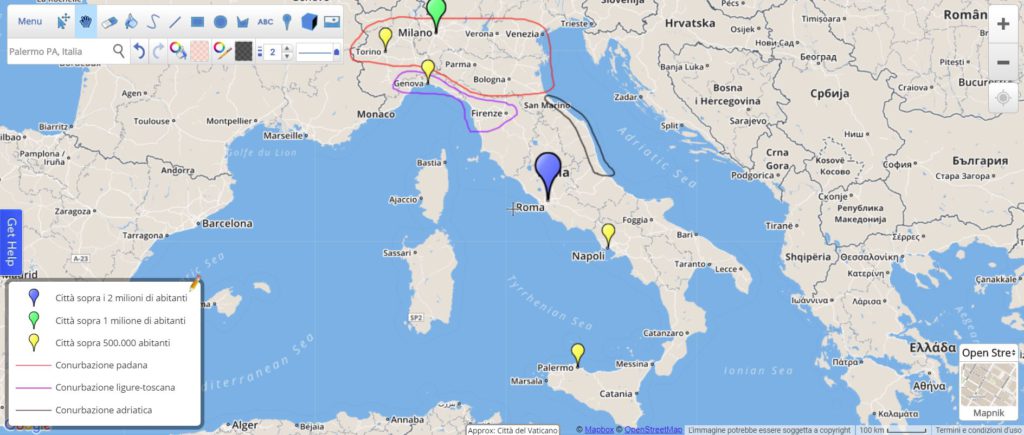 Gli strumenti digitali per la geografia - 2: Scribble Maps | Articoli | DLive Geografia