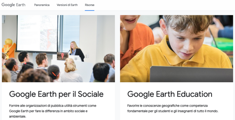 Gli strumenti digitali per la geografia - 8: Google Earth Education ...